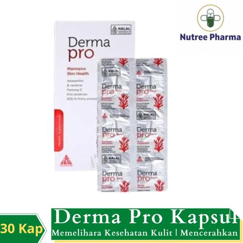 Jual DERMAPRO BOX 30 KAPSUL | Derma Pro Kapsul | Suplemen Kesehatan Kulit | Mencerahkan Kulit ...