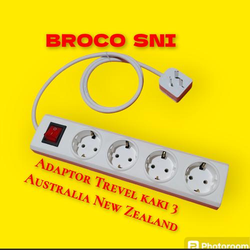 Jual Colokan Listrik Plug Australia New Zealand Trevel Adaptor Tipe i ...
