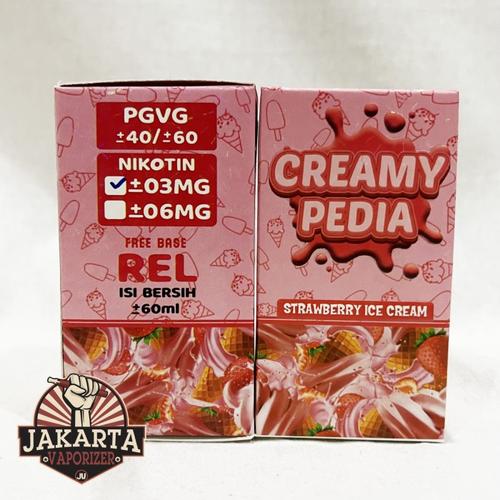 Jual CREAMY PEDIA STRAW ICE CREAM 60MLI BY MAJAPAHIT - 6MG - Jakarta ...