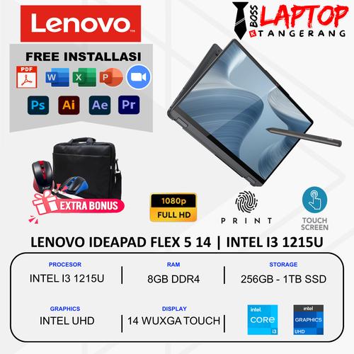 Jual Lenovo Ideapad Flex 5 G7 Intel i3 1215U 8GB 512GB SSD WUXGA ...