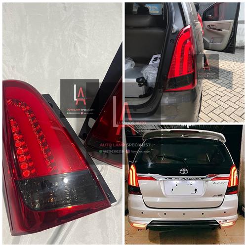 Jual STOP LAMP TOYOTA INNOVA OLD 2004-2015 RED SMOKE LED BAR - Kota ...