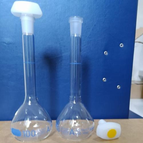 Jual Labu Ukur 200 ml. Volumetric Flask 200ml. PP Stopper. Duran. BLUE ...