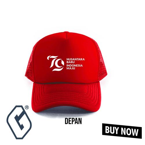 Jual topi hut ri kemerdekaan indonesia / topi indonesia hut ri ke 79 ...