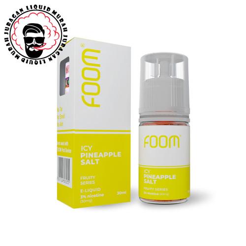 Jual Foom Icy Pineapple Salt Nic Liquid 30ml New Fruity Series Saltnic ...