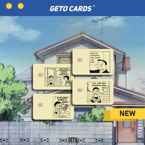 Promo Stiker Sticker Skin Kartu Atm Kartun Doraemon Comic Meme ...