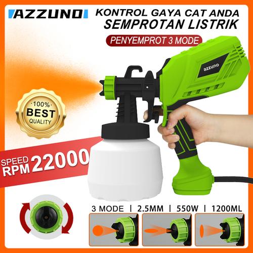 Jual AZZUNO Pistol semprot listrik Electric 550Watt /paintcat semprot ...