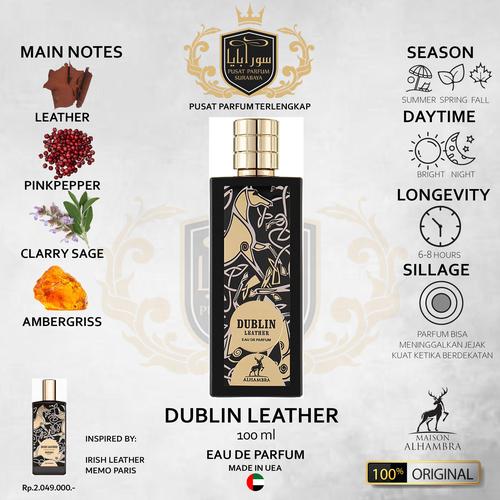 Jual Dublin Leather Maison Alhambra Premium Parfum Pria/Wanita/Unisex ...