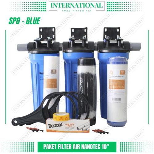 Jual Paket Filter Air 10" 3 tahap SPG / Filter Air Kuning /Filter Air ...