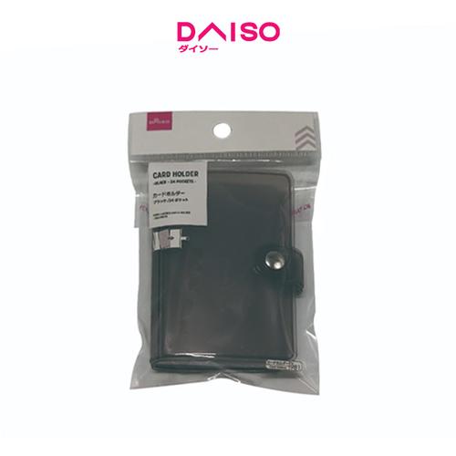 Jual Daiso Card Holder -Black - 24 Pockets- - Jakarta Pusat - DAISO ...
