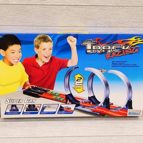 Jual [capt] Mainan Mobil Mobilan Anak Jalur Trek Mobil TRACK RACING ...