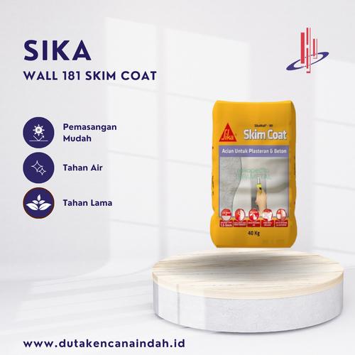 Jual SIKA WALL 181 SKIMCOAT / ACIAN PLESTER DAN BETON 40KG - Kota ...