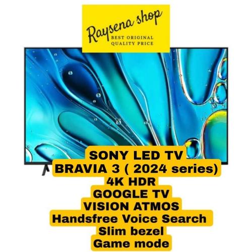 Jual SONY K-85S30 / 85S30 4K GOOGLE TV 85 inch 2024 series - Kota ...