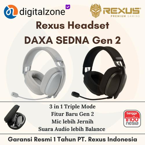 Promo Rexus Headset DAXA SEDNA Wireless 3 in 1 Connection Headset Gaming Cicil 0% 3x - Jakarta ...
