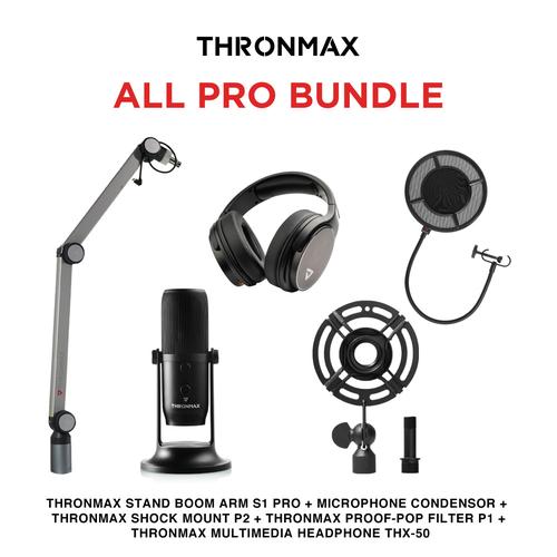Promo 【 ALL PRO BUNDLE 】Microphone Condensor Thronmax Mdrill One Pro ...
