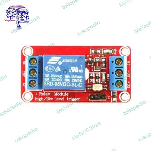 Jual Relay 5V 1 Channel Module 10A Low and High Trigger iot uno nodemcu ...