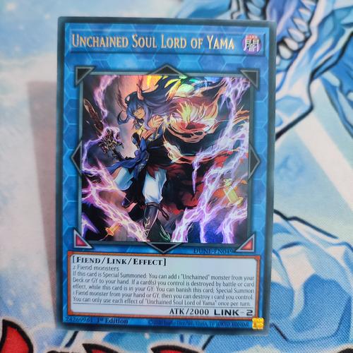 Jual yugioh Unchained Soul Lord of Yama DUNE-EN049 ultra rare original ...