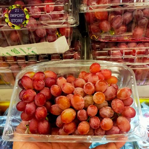 Jual Anggur Crimson RRC | Buang Anggur Merah Crimson 500 gr | 1 Pack ...