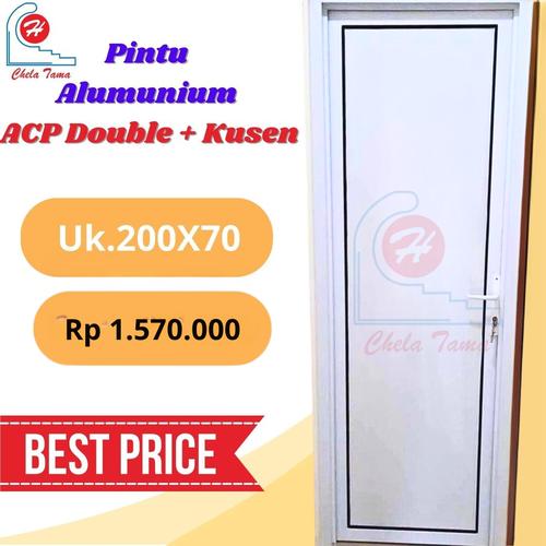 Jual Custom pintu kamar mandi + kusen alumunium - Inkalum - Kab. Bekasi ...