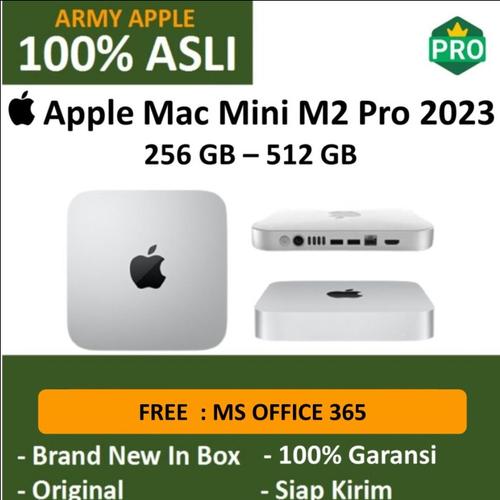 Jual Apple Mac Mini M2 Pro Chip Macmini 2023 512GB 256GB SSD 8 8GB 16GB ...