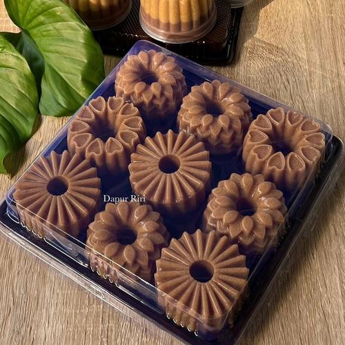 Jual Mika Tray + Tutup Sekat 9 / Mika Kemasan Puding Mini / Box Pudding ...