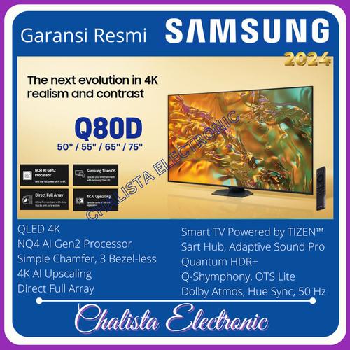 Jual SAMSUNG 50Q80D / Q80D QLED 4K UHD Tizen OS Smart TV 50 Inch - QA50Q80DAKXXD - Kota ...