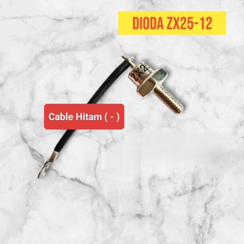 Jual Dioda Diode Baut ZX25-12 ZX 25 25A 1200V Cable Hitam Negatif ...