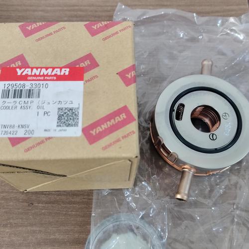 Jual Oil Cooler Assy Yanmar 129508-33010. Oil cooler Yanmar original ...