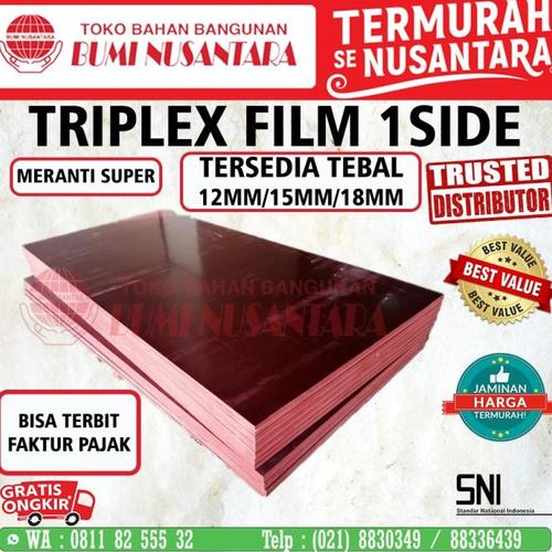 Jual TRIPLEK FILM 18MM PHENOLIC 1 MUKA SISI TRIPLEX PILM TERBARU ...