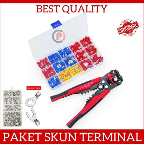 Jual Best Paket Set Skun Terminal Wire Crimp Connector Kit / Tang ...
