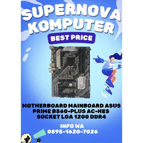 Jual Motherboard Mainboard ASUS Prime B560-Plus AC-HES Socket LGA 1200 DDR4 - Jakarta Pusat ...