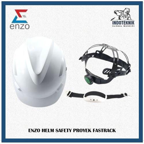 Jual Helm Safety Proyek PUTIH Tali Putar FASTRACK Helm Proyek Kilap ...