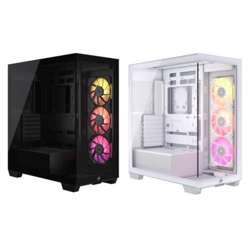 Promo Casing Corsair 3500X ARGB - E-ATX Mid-Tower Glass PC Case + 3pcs ...