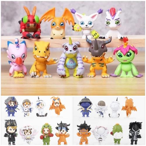 Jual Action Figure Digimon Pokemon Set Mainan Topper Cake Hiasan Kue ...