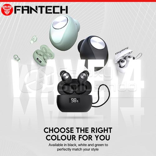 Jual Fantech TW14 WAVE 14 Bluetooth 5.3 True Wireless - TWS Black Green ...