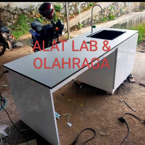 Jual MEJA LABORATORIUM GURU SISWA MEJA LABORATORIUM PHENOLIC RESIN HPL ...