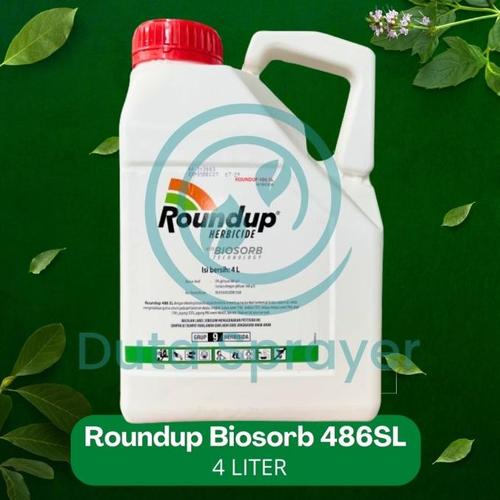 Jual ROUNDUP 486 SL 4L Herbisida Pembasmi Rumput 4 liter - Transorb 440 ...
