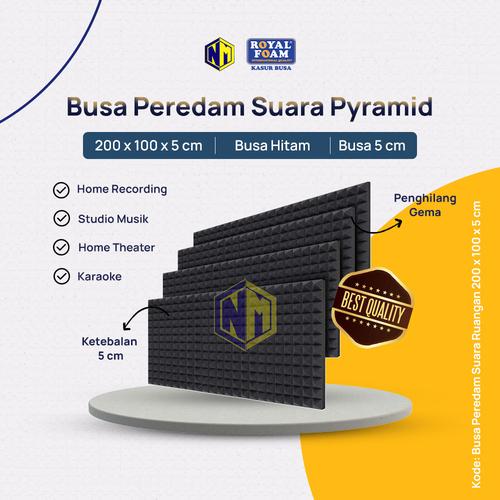 Jual Busa Peredam Suara Pyramid 200x100x5cm Royal Foam - Kab. Karawang ...