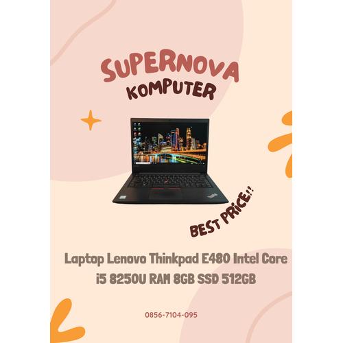 Jual Laptop Lenovo Thinkpad E480 Intel Core i5 8250U RAM 8GB SSD 512GB - Jakarta Pusat ...