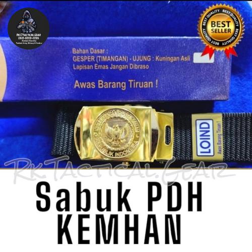 Promo Sabuk PDH KEMHAN Original Merk Loin - Sabuk PDH kementrian ...