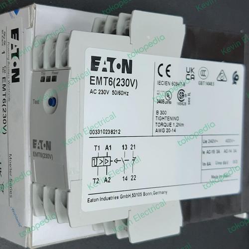 Jual EATON EMT6 (230V) 066400 Thermistor Overload Relay 230V without ...