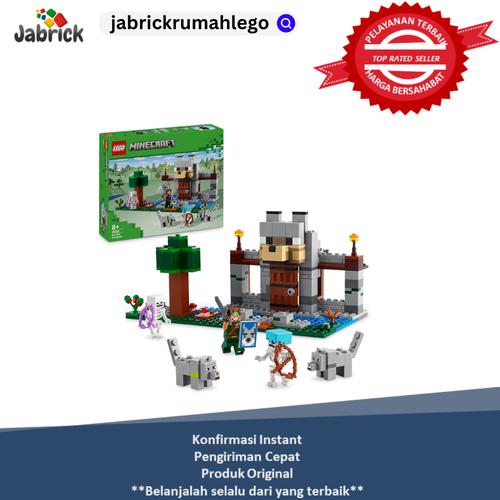 Jual LEGO Minecraft 21261 The Wolf Stronghold Fortress Set, Building ...