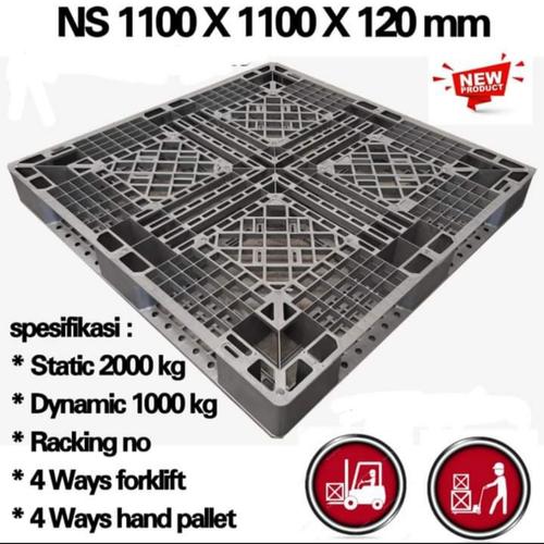 Promo pallet plastik baru 110x110x12cm palet plastik baru tatakan ...