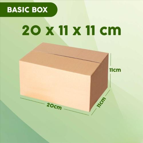 Jual Box Packaging Barang Ukuran 20x11x11cm Kardus Single Wall Kemasan ...