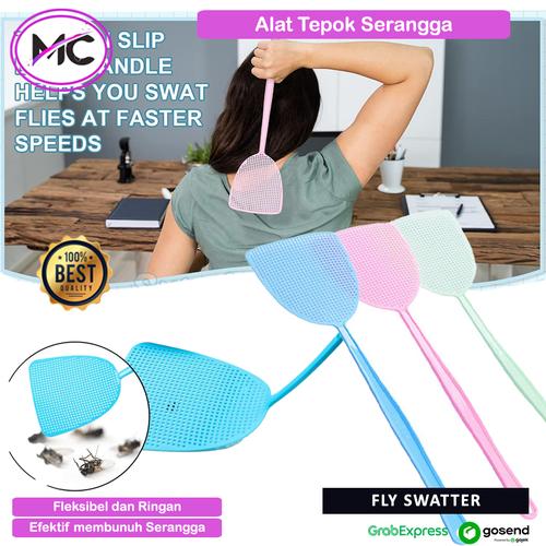 Jual Alat Tepok Lalat Nyamuk Pemukul Serangga Manual Tangan Fleksibel ...