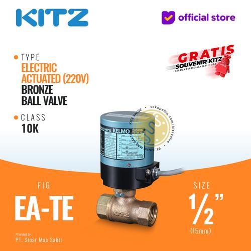 Promo Electric / Motorized Ball Valve Bronze KITZ Fig. EA-TE , 1/2 ...