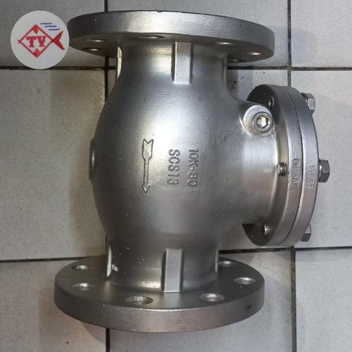 Jual swing check valve stainless 304 4"/swing check valve TC ss304 ...