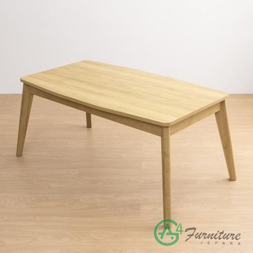 Jual Meja Makan Minimalis Extendable Bentuk Persegi Panjang - Kayu Jati ...