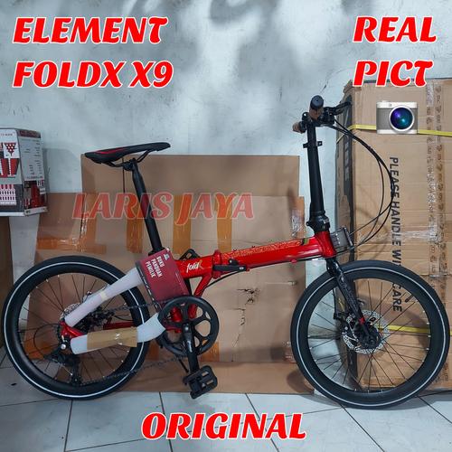 Jual SEPEDA LIPAT 20 INCH ELEMENT FOLDX X9 FOLDING BIKE ELEMENT 20X1⅜ ATAU 22 INCH - Kab. Bekasi ...