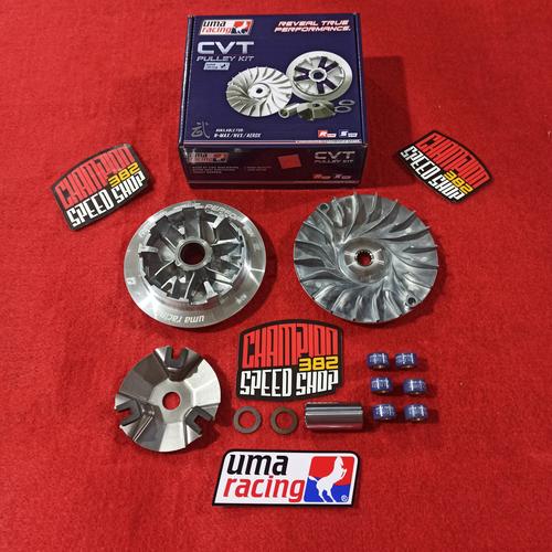 Jual Pulley CVT Rumah Roller UMA Racing V3 All New Aerox 155 Connected ...