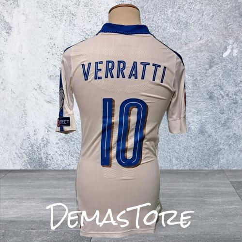 Jual ORIGINAL MATCH WORN JERSEY VERRATTI ITALY QUALIFY EURO 2016 ITALY ...
